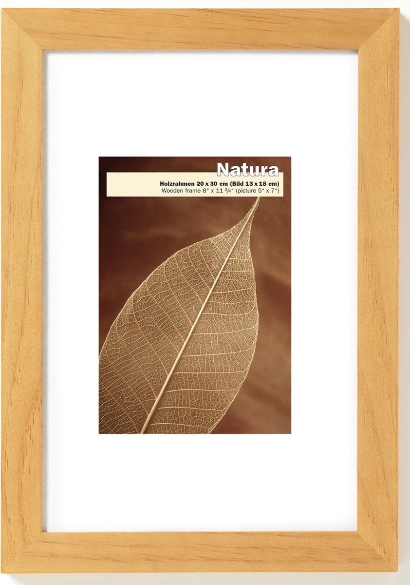 Walther Design Natura - Fotokader - Fotoformaat 20 x 30 cm - Hout | bol.com