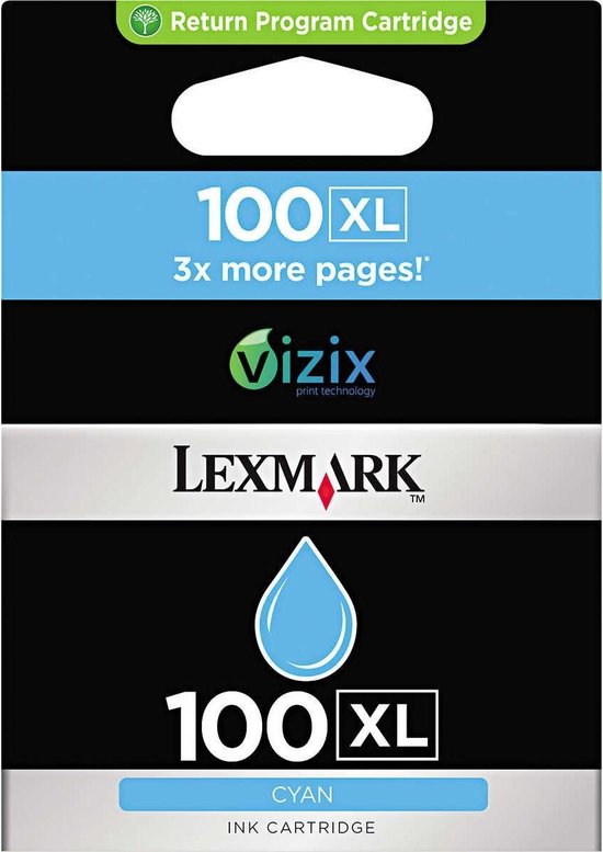 Lexmark 100XL - Inktcartridge / Cyaan | bol.com