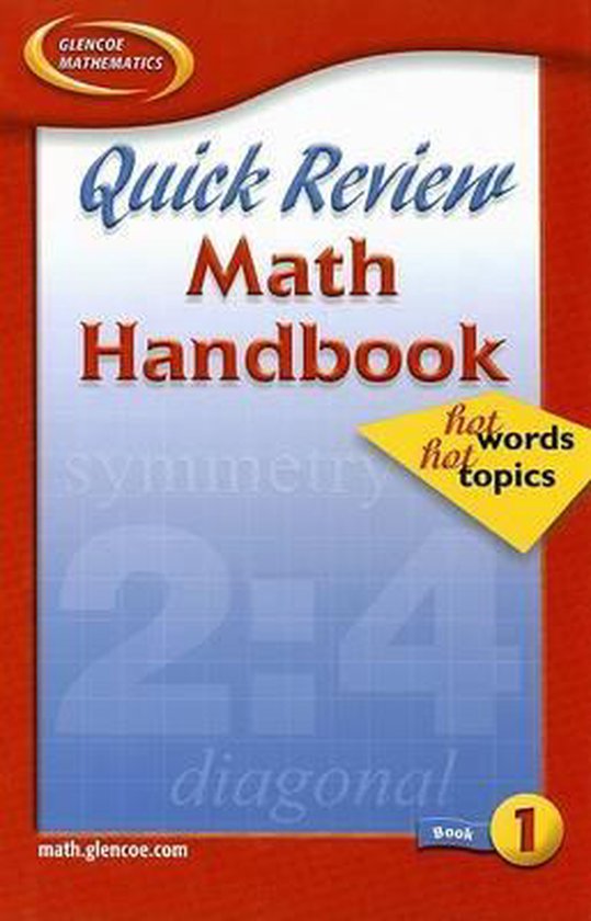 Quick Review Math Handbook | 9780078600838 | McGraw-Hill | Boeken | bol