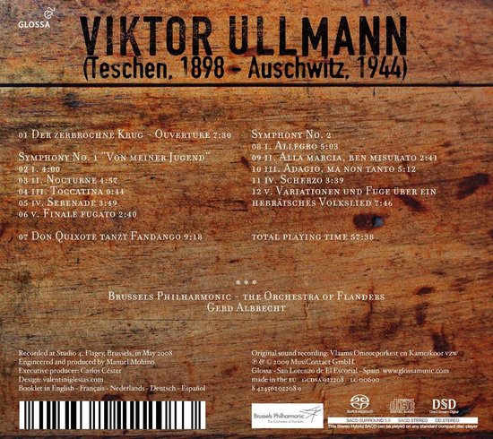 Brussels Philharmonic, The Orchestra Of Flanders, Gerd Albrecht ...