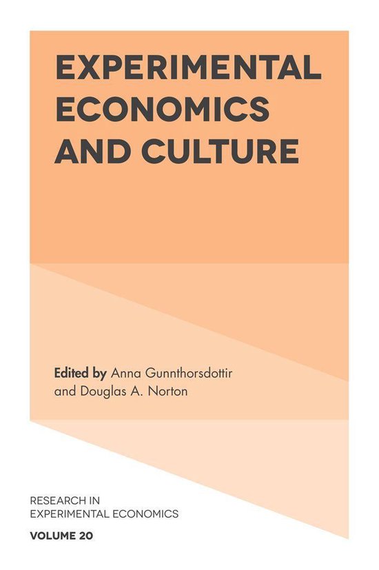Research In Experimental Economics 20 Experimental Economics And Culture Ebook Bol