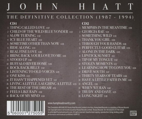 Definitive, John Hiatt | CD (album) | Muziek | bol.com