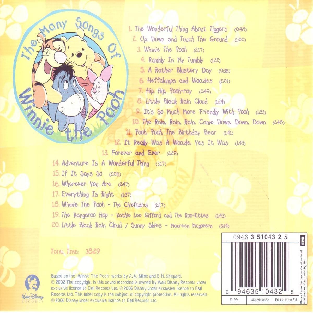 bol.com | Many Songs Of Winnie The Pooh, various artists | CD (album ...
