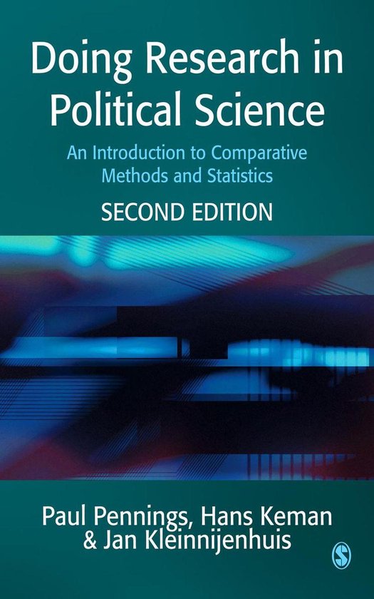 Doing Research in Political Science (ebook), Paul Pennings ...