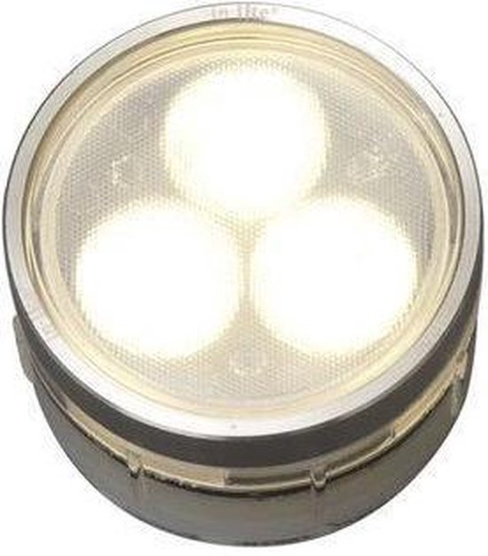 in-lite Padverlichting FLUX 60 Integrated 12V/2W LED RVS √ò60mm Warm ...