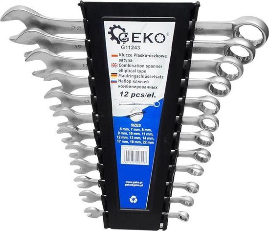 Steeksleutel Ringsleutel Set - 12-delig | bol.com