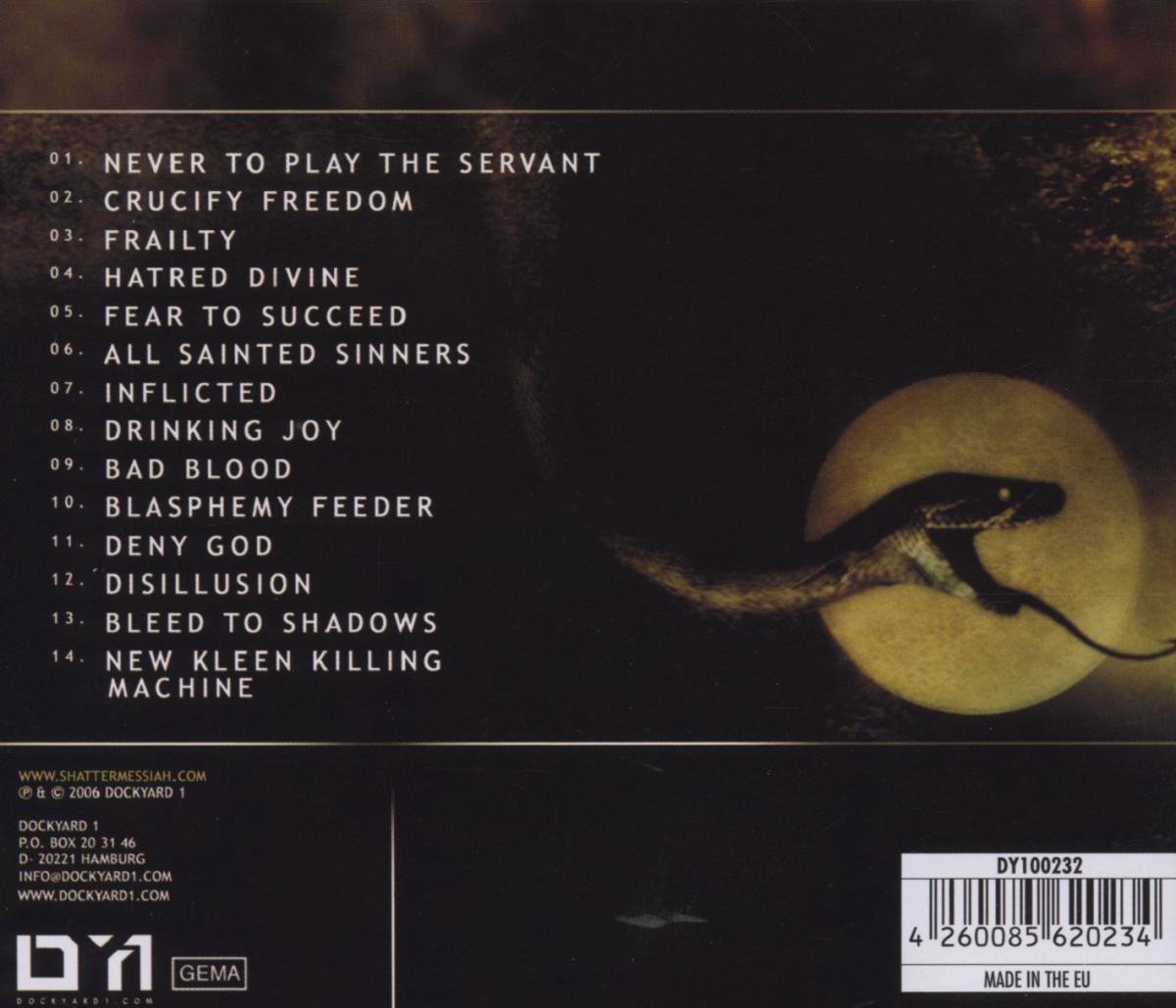 Never To Play The Servant, Shatter Messiah | CD (album) | Muziek | bol