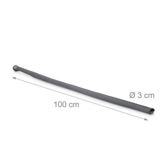 Relaxdays 10x kabelsok met ritssluiting - cable sleeve - kabelhoes ...
