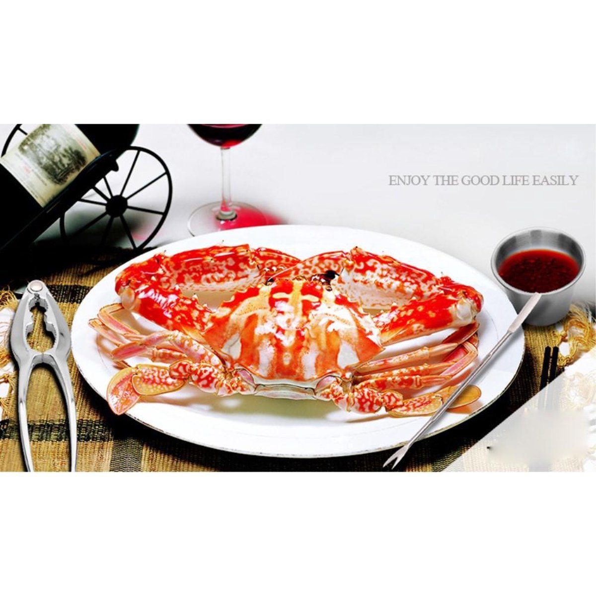 RVS Kreeften Bestek Set – Kreeftentang – Kreeftenvork - Lobster set - 8 ...