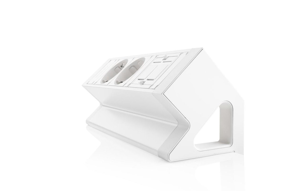 Filex Power Desk Up® 2.0 - 2x 230V, 1x keystone - Wit | bol.com