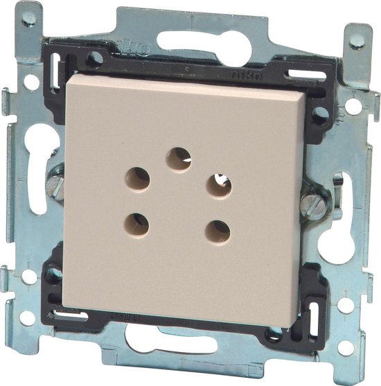 NIKO Original Cream inbouw telefoon stopcontact | bol.com