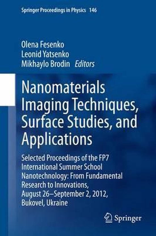 Nanomaterials Imaging Techniques, Surface Studies, and Applications | 9781489987990 |... | bol