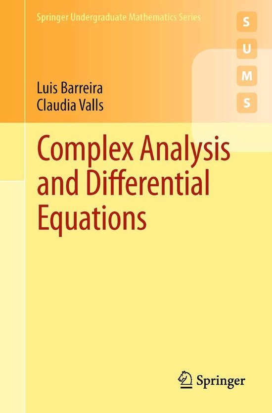 Springer Undergraduate Mathematics Series - Complex Analysis and Differential... | bol
