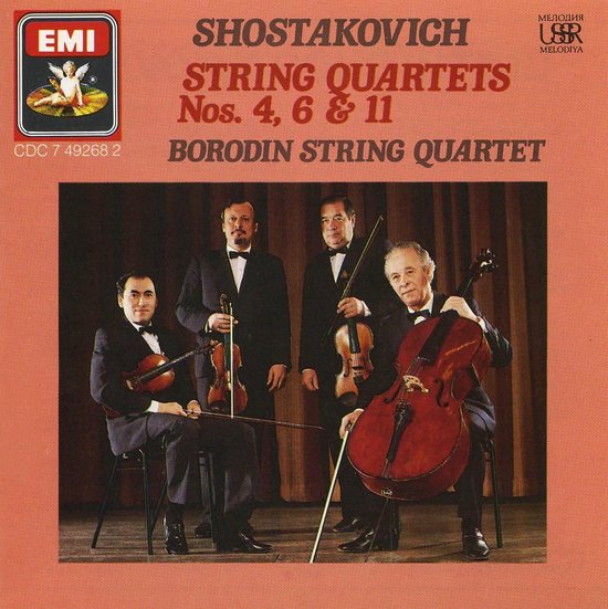 Shostakovich: String Quartets Nos. 4, 6 & 11, Borodin Quartet | CD (album) | Muziek | bol