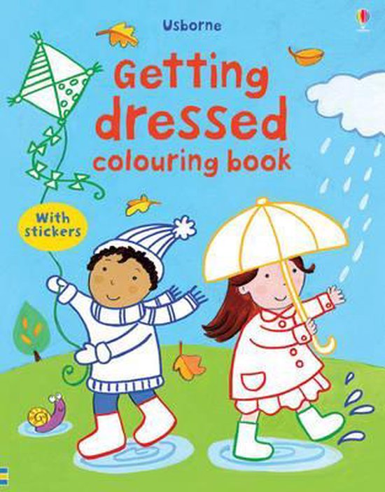 Getting Dressed Colouring Book with Stickers, Felicity Brooks ...