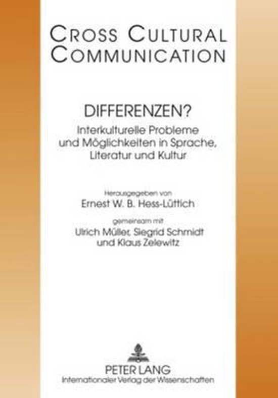 Differenzen? | 9783631583401 | Gesellschaft F Ur Interkulturelle German ...