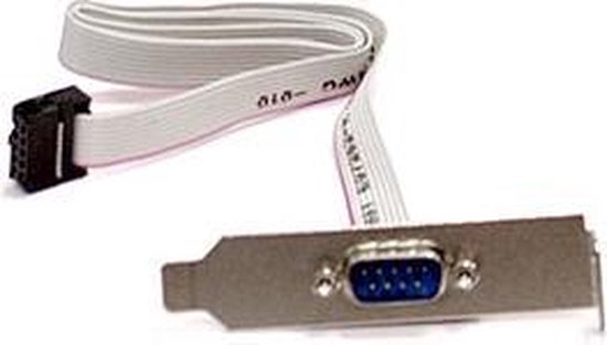 Supermicro COM Port (Serial Port) Cabe, 9-pin, w/ Low-profile Bracket ...