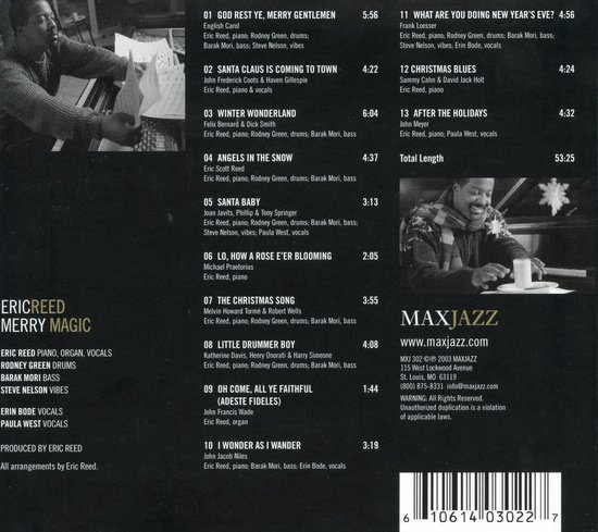 Merry Magic, Eric Reed | CD (album) | Muziek | bol