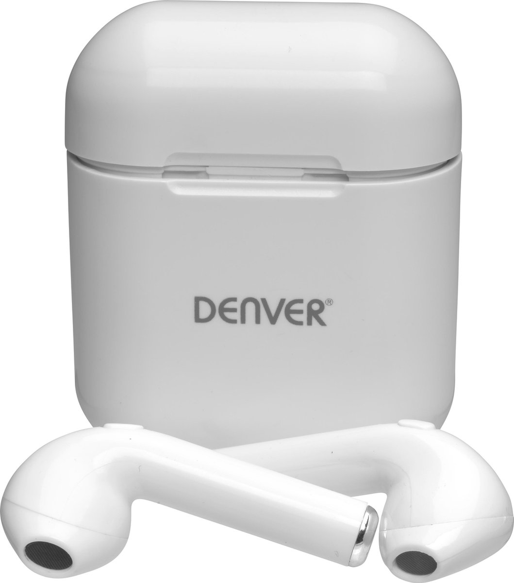 Denver TWE-35 - Wireless Bluetooth earbuds - Wit | bol.com