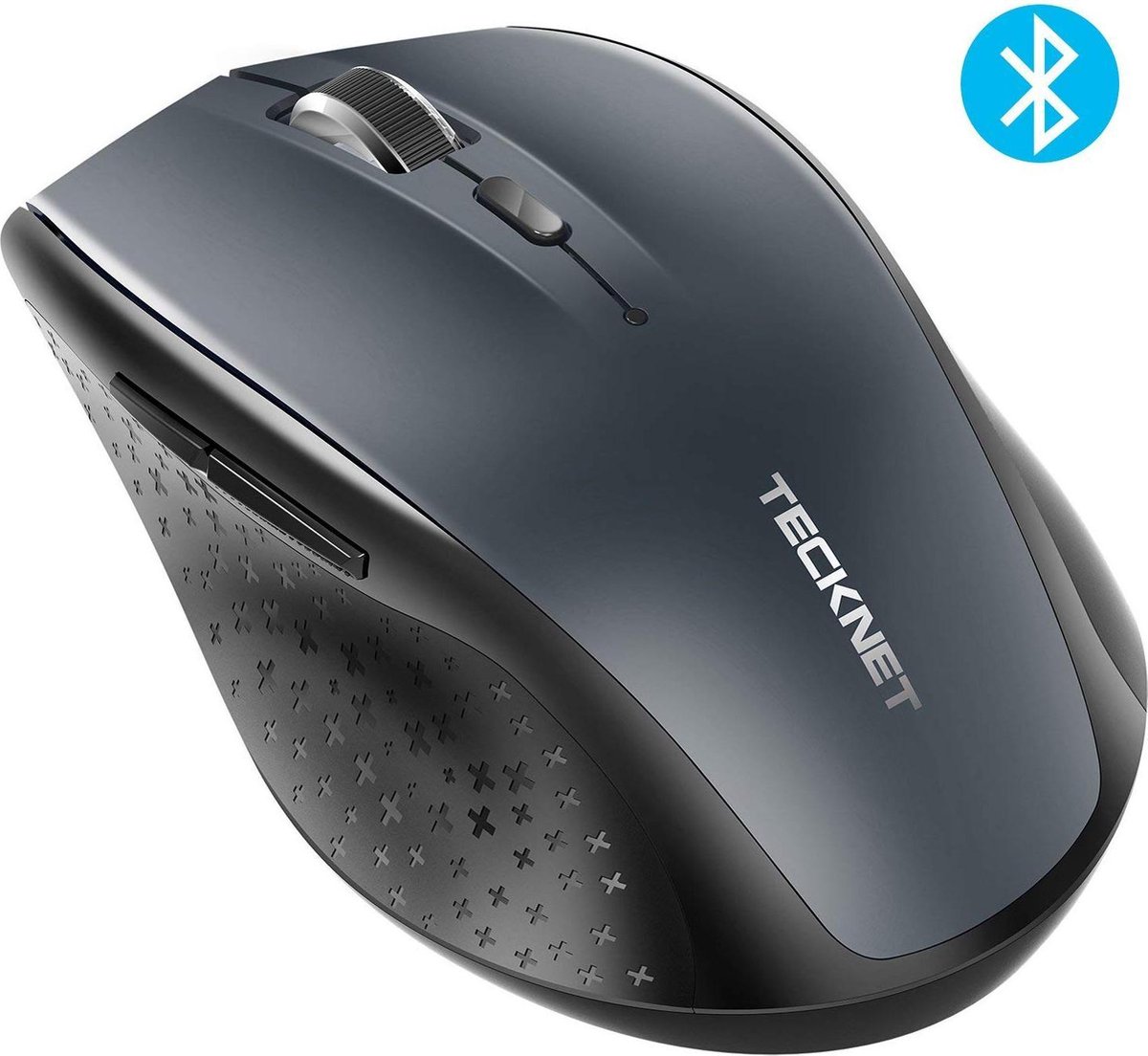 TeckNet Pro Bluetooth Draadloze Muis | 3000DPI / 5 levels - Grijs | bol.com
