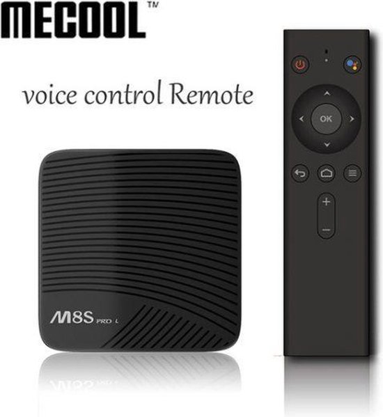 Mecool M8S Pro L inc. Android TV & Voice Control Remote | bol.com