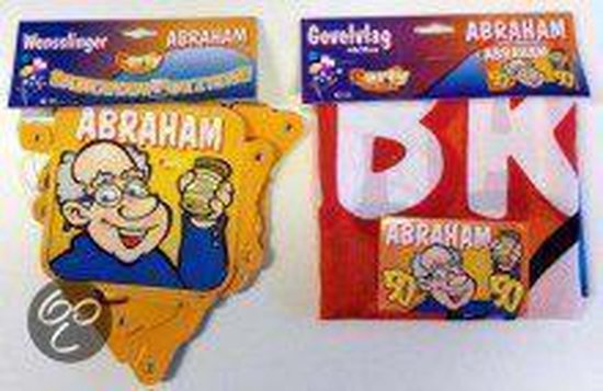 Abraham decoratie feest pakket 2 delig | bol