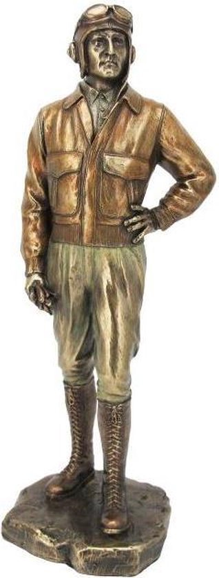 Zeer mooi beeldje gevechts piloot 2e wereldoorlog | bol.com