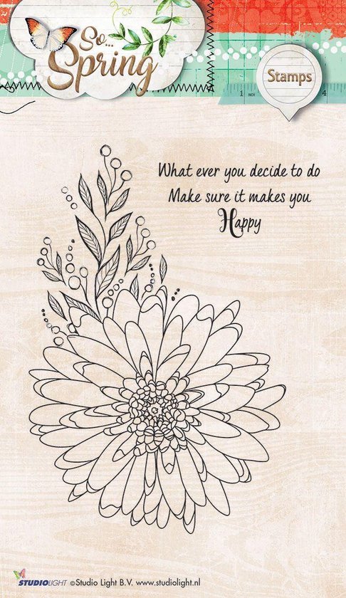 Studio Light - Transparante Stempel - So Spring nr. 284 - A6 10,5 x ...