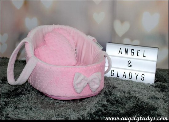 Honden katten mandje (wiegje) Angel&gGladys Bubble Gum 35x45x20/30cm | bol