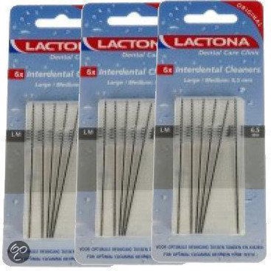 Lactona Interdentale Cleaner L/M 6.5 mm - Ragers - 3 x 6 stuks ...