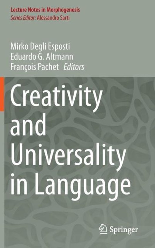 Creativity and Universality in Language | 9783319244013 | Boeken | bol.com