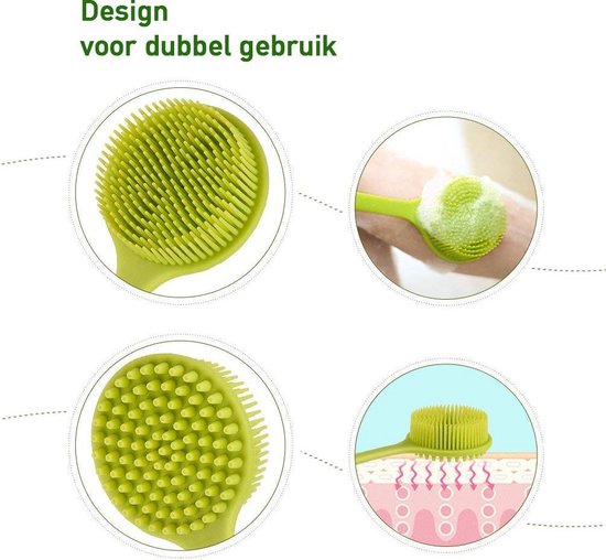 Premium - Rugborstel - Rugscrubber - Scrub Borstel - Rugwasser ...