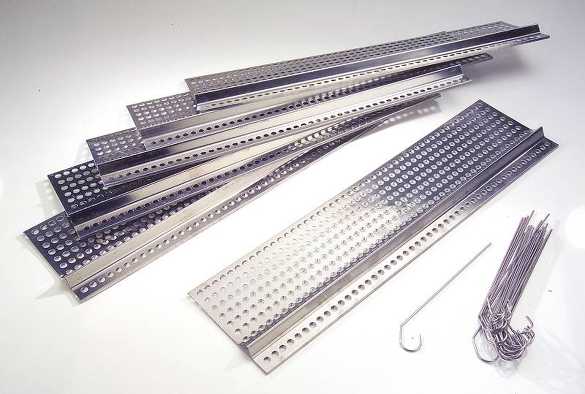 Westfalia Dakgoot roosters RVS 18-delig, 50 x 15 cm | bol.com