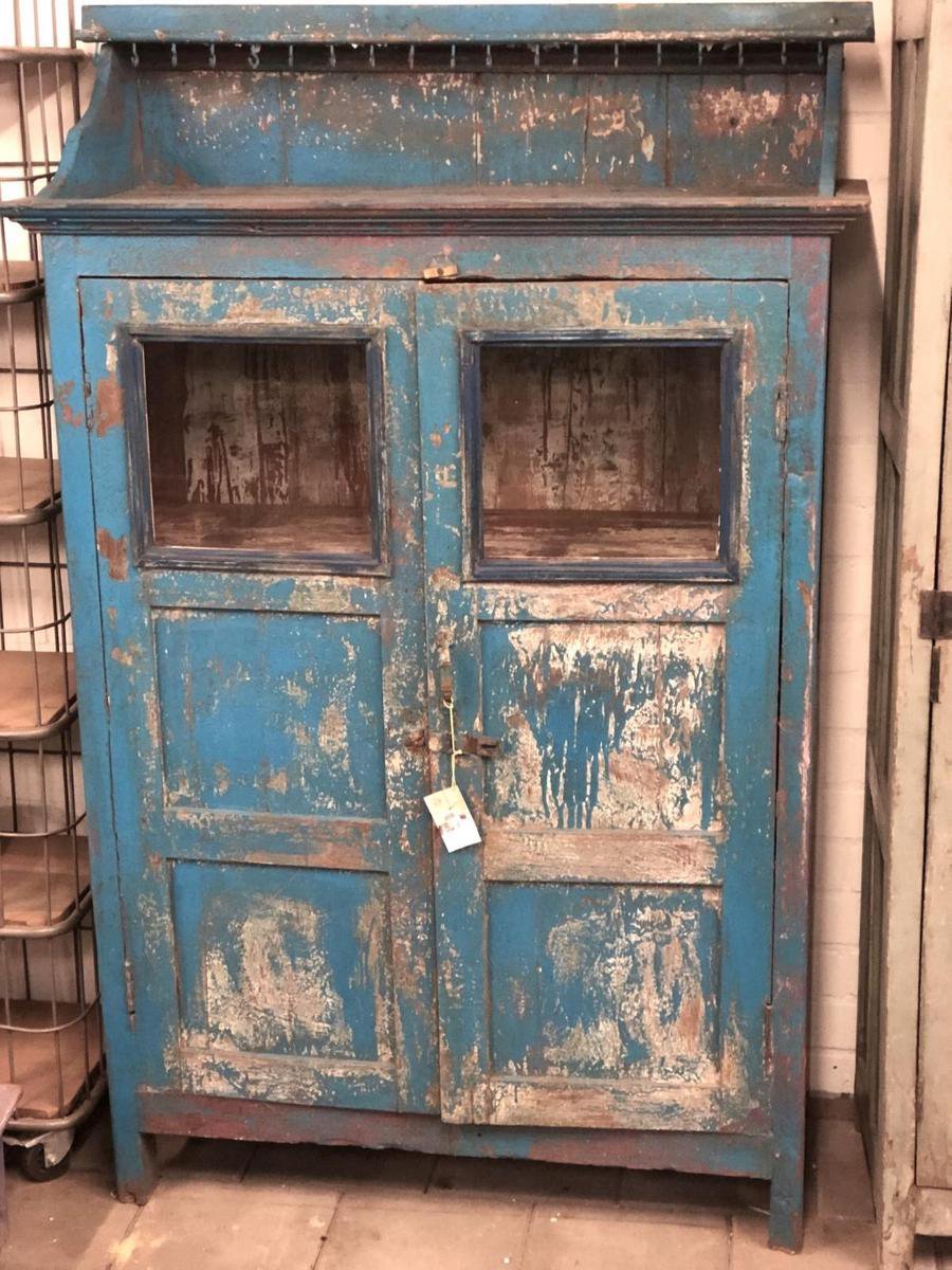 Otentic Design Vintage keukenkast / keukenrek | India Kast | bol.com