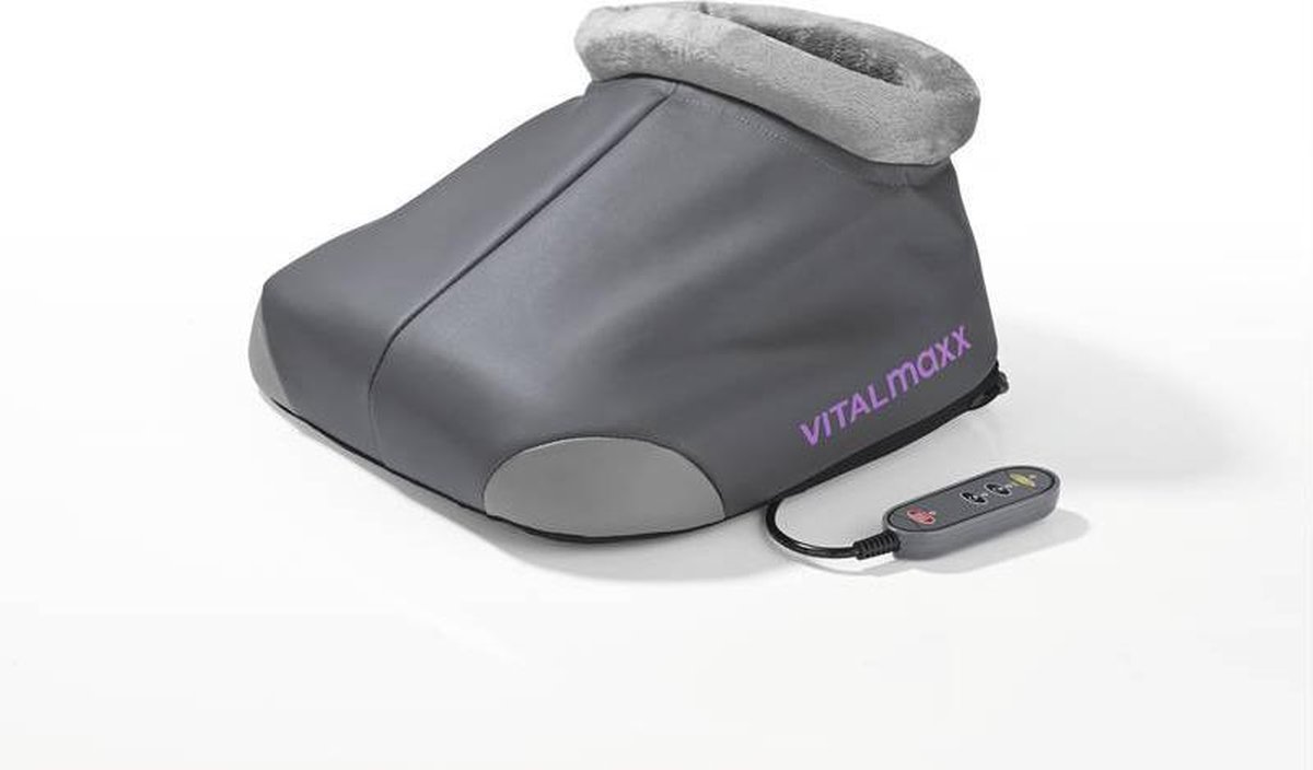 Vitalmaxx Shiatsu Voetmassage Apparaat Met Warmtefunctie Grijs