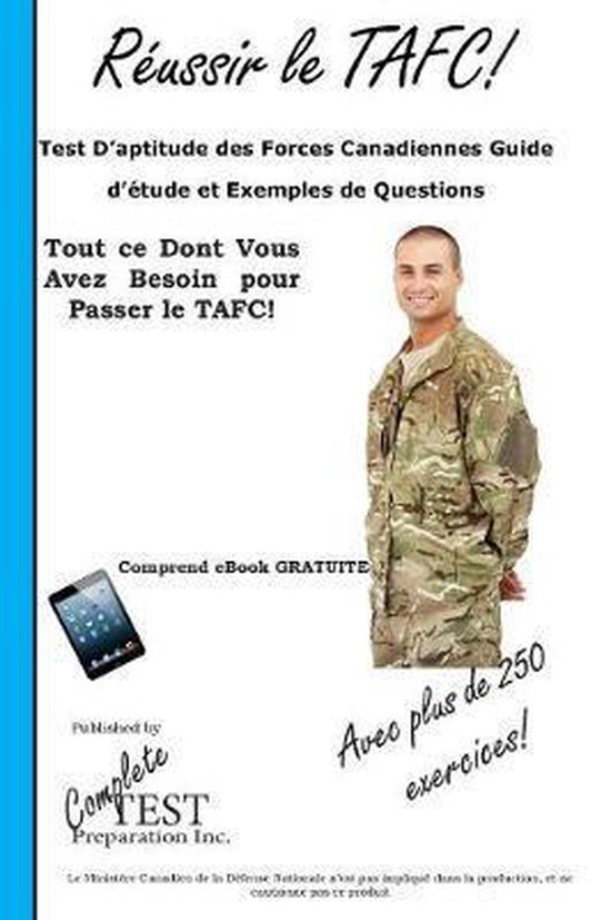 Reussir le TAFC!, Complete Test Preparation Inc | 9781772450828 ...