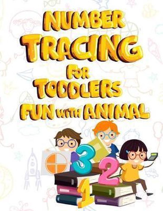 Number Animal Tracing for Toddlers | 9781075914188 | Simon Johnson ...