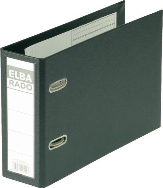 Ordner Elba Rado Plast A5 dwars 75 mm pvc zwart | bol.com