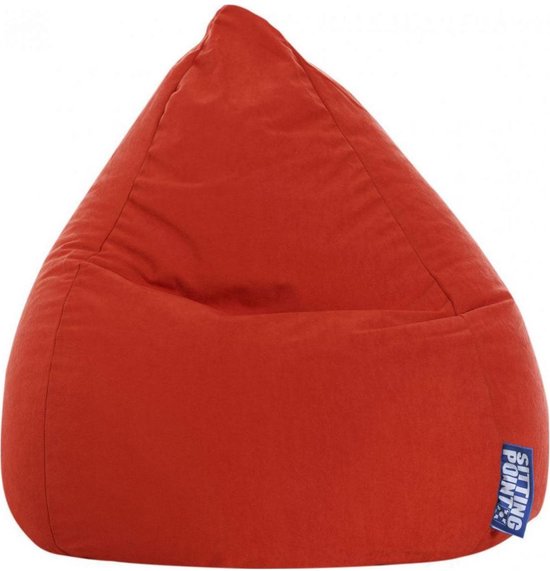 Sitting Point Kinder Zitzak BeanBag Easy L - Tomaat | bol