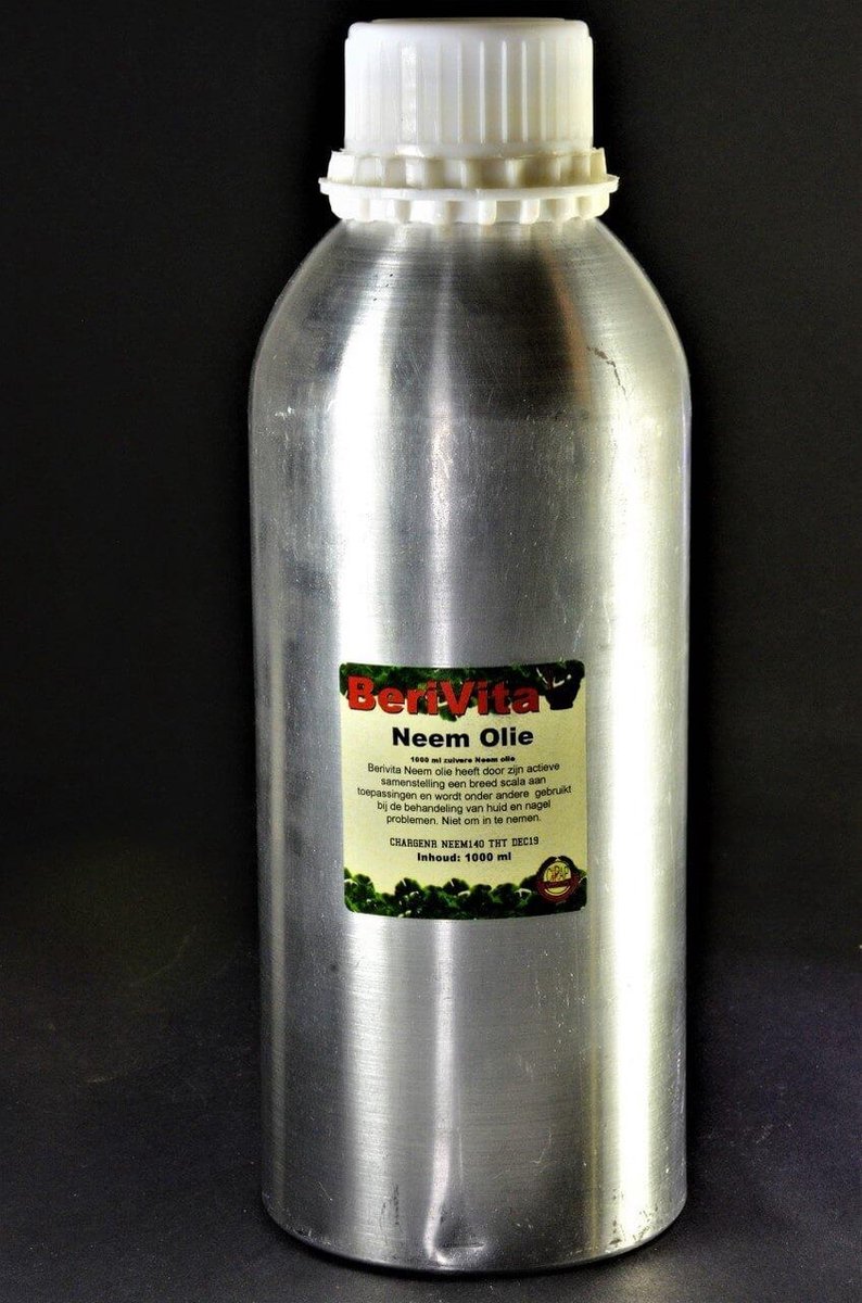 Neemolie 1 Liter - Pure, Koudgeperste en Onbewerkte Neem olie van ...
