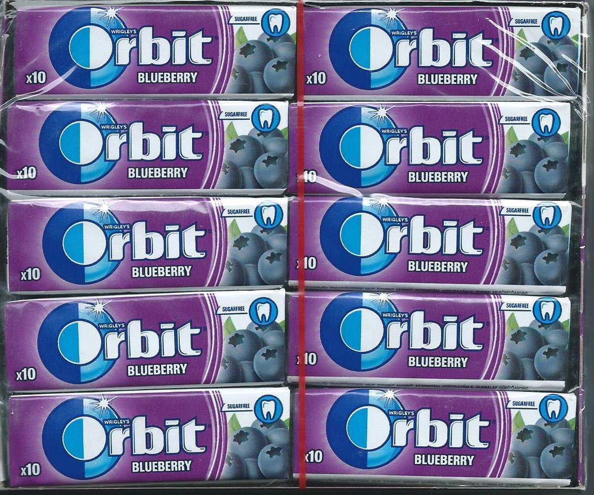 Wrigley's Orbit BlueBerry Kauwgom 30x10 | bol.com