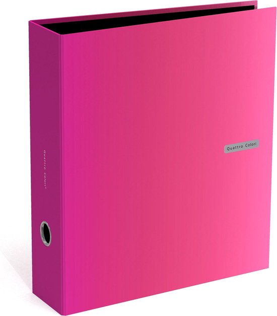 Quattro Colori A4 ringmap 8 cm breed - fuchsia | bol
