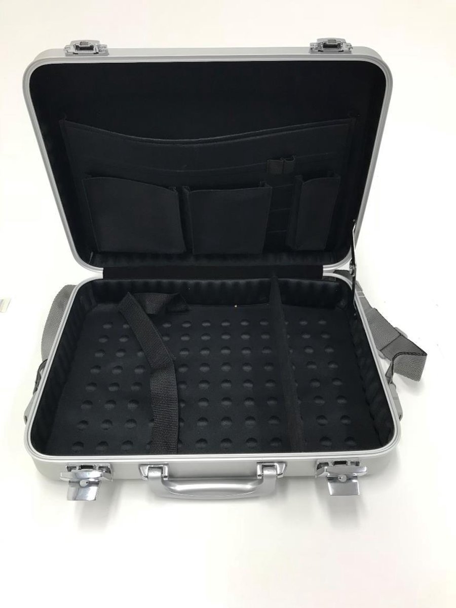Laptop notebook koffer akten opbergkoffer aluminium afsluitbaar ...