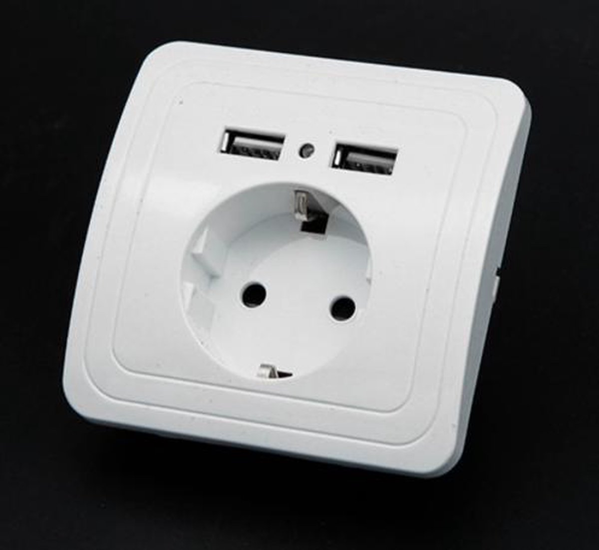 USB stopcontact, USB stopcontacten, USB wandcontact, 2 USB ingangen ...