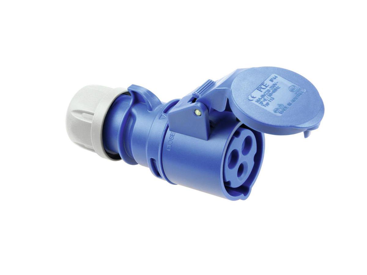 PC ELECTRIC campingstekker - caravan stekker - cee stekker - 16A 3pin ...