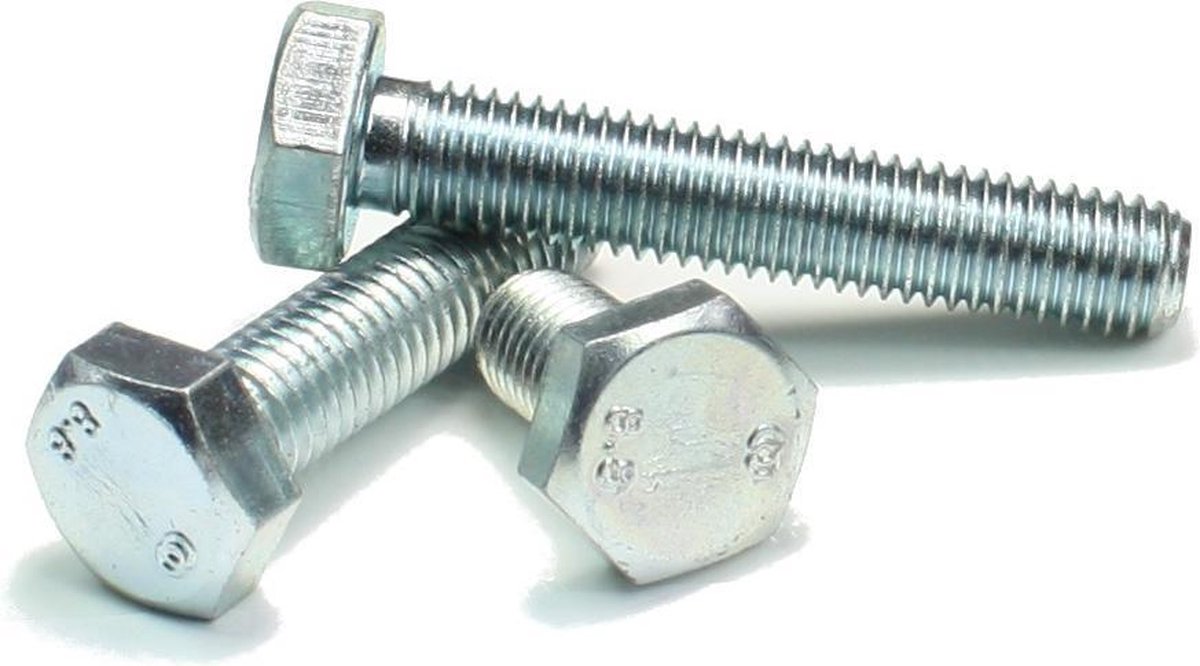 Zeskant Tap bout M8x40 - RVS A2 - 50 stuks Din 933 - tapbout | bol.com