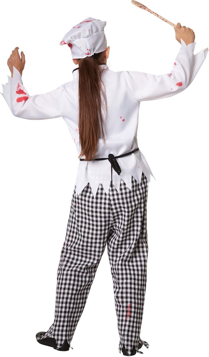 dressforfun - Griezelige kokkin 128 (7-8y) - verkleedkleding kostuum ...