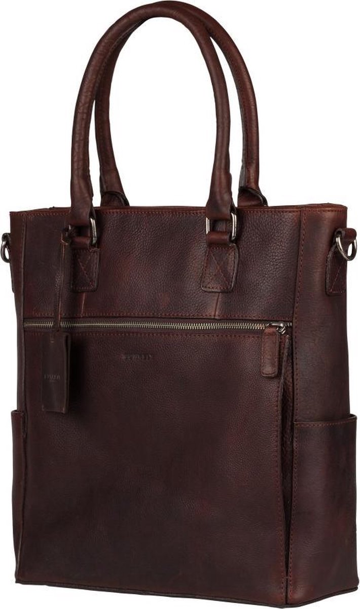 Burkely Antique Avery Dames Shopper 13,3'' Laptoptas - Bruin | bol