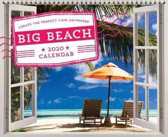 2020 Big Beach Wall Poster Calendar | bol.com