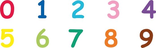 Cijfer stempels 10 stuks 75 mm | bol.com